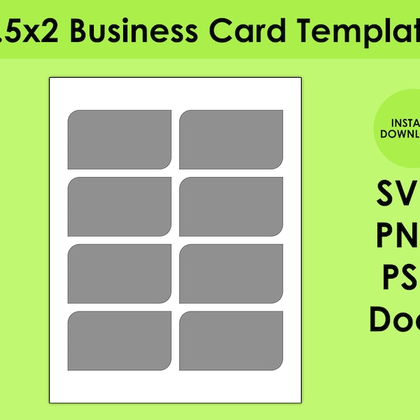 Sublimation Business Cards - Etsy