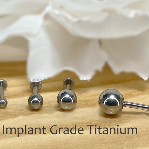 IMPLANT GRADE TITANIUM Threadless Push in 2mm 3mm 4mm 5mm - Etsy