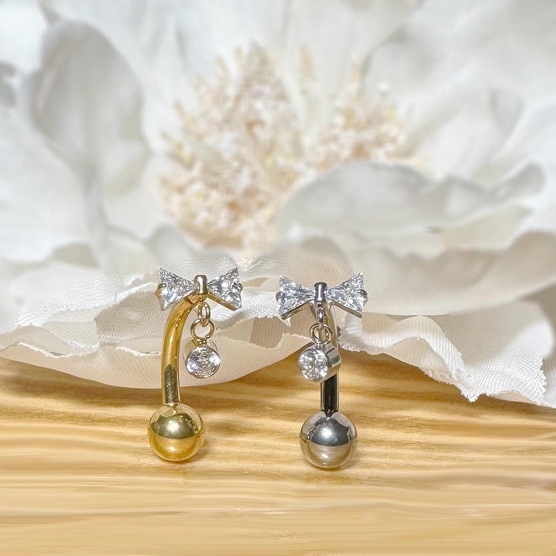 Mistletoe Belly Ring - Etsy