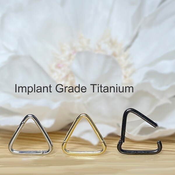 Triangle Hoops - Etsy