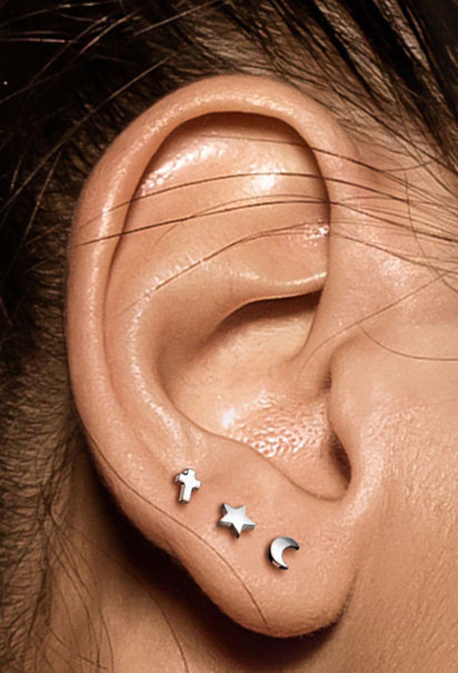 Implant Grade Titanium Threadless Push in Star Top Flat Back | Etsy