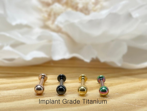 Implant Grade Titanium Externally Threaded Screw Ball Top Flat - Etsy