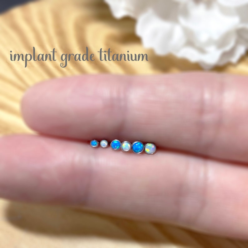 IMPLANT GRADE TITANIUM Threadless Push in Labret Flat Back - Etsy