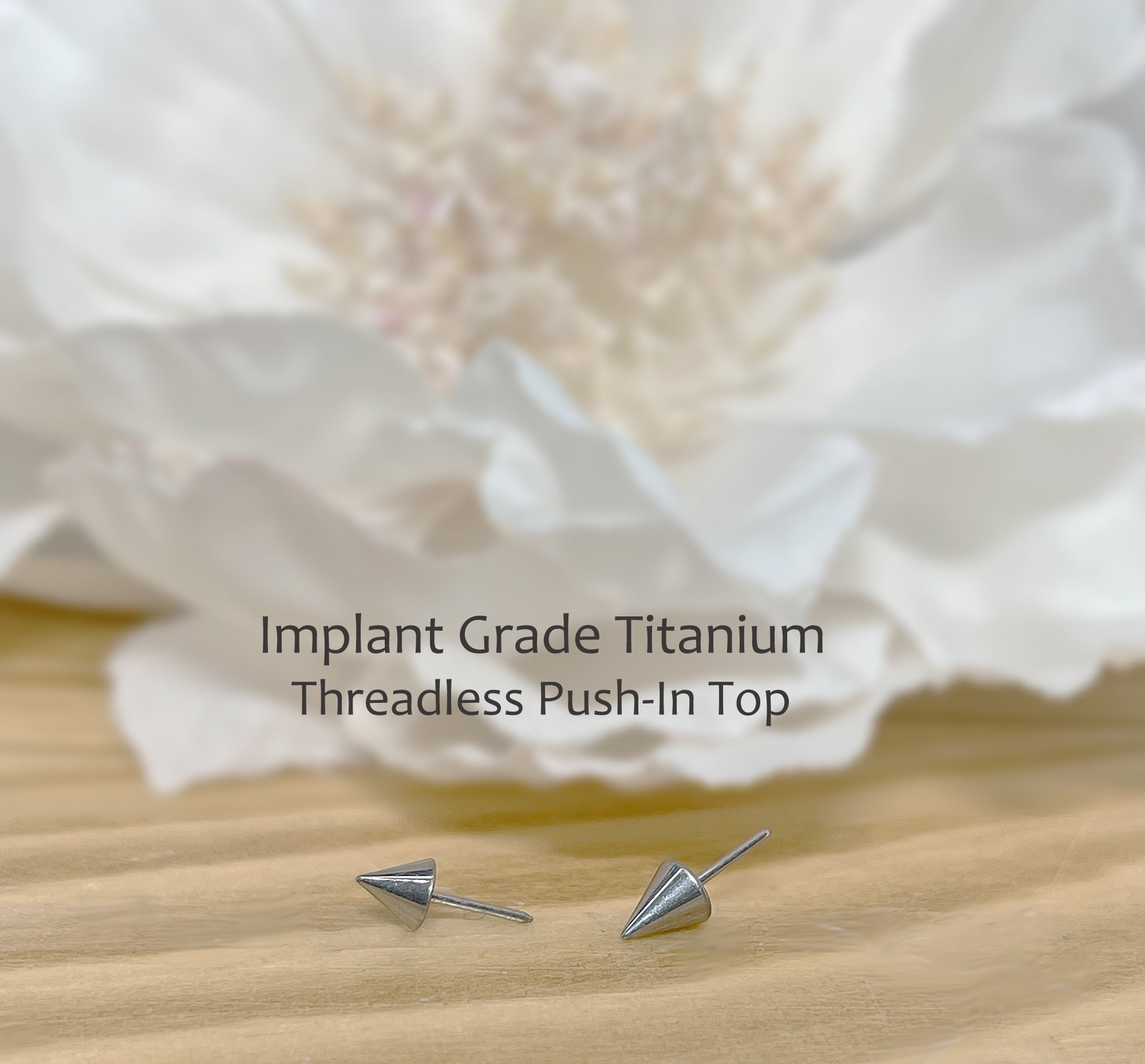 Implant Grade Titanium Threadless Spike Push in Top 3mm 4mm - Etsy