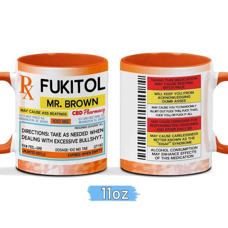 Funny Prescription Labels - Etsy