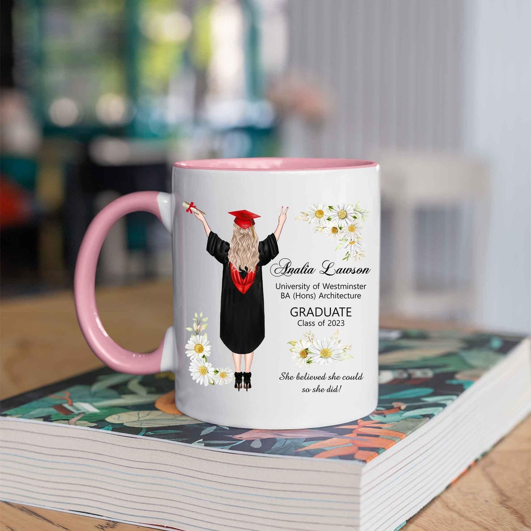 Personalized Graduation Mug, Gift for Graduate, Custom Grad Mugs, Grad ...