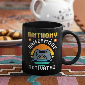 Personalized Gaming Mug, Video Games Mug, Gaming Mug, Custom Name ...