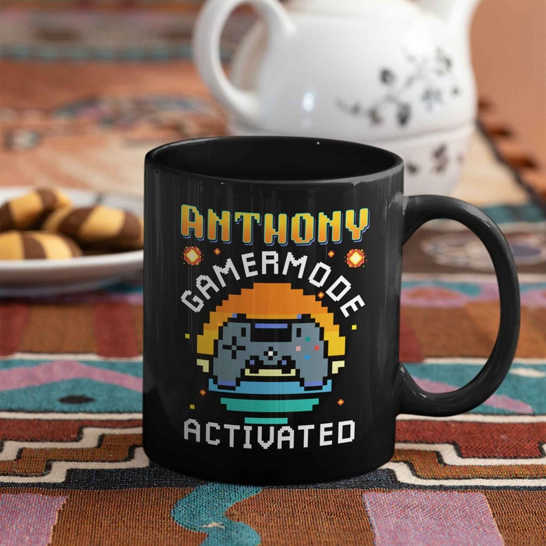 Personalized Gaming Mug, Video Games Mug, Gaming Mug, Custom Name ...