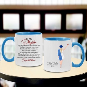 Personalized Graduation Mug, Gift for Daughter, Gift for Graduate ...