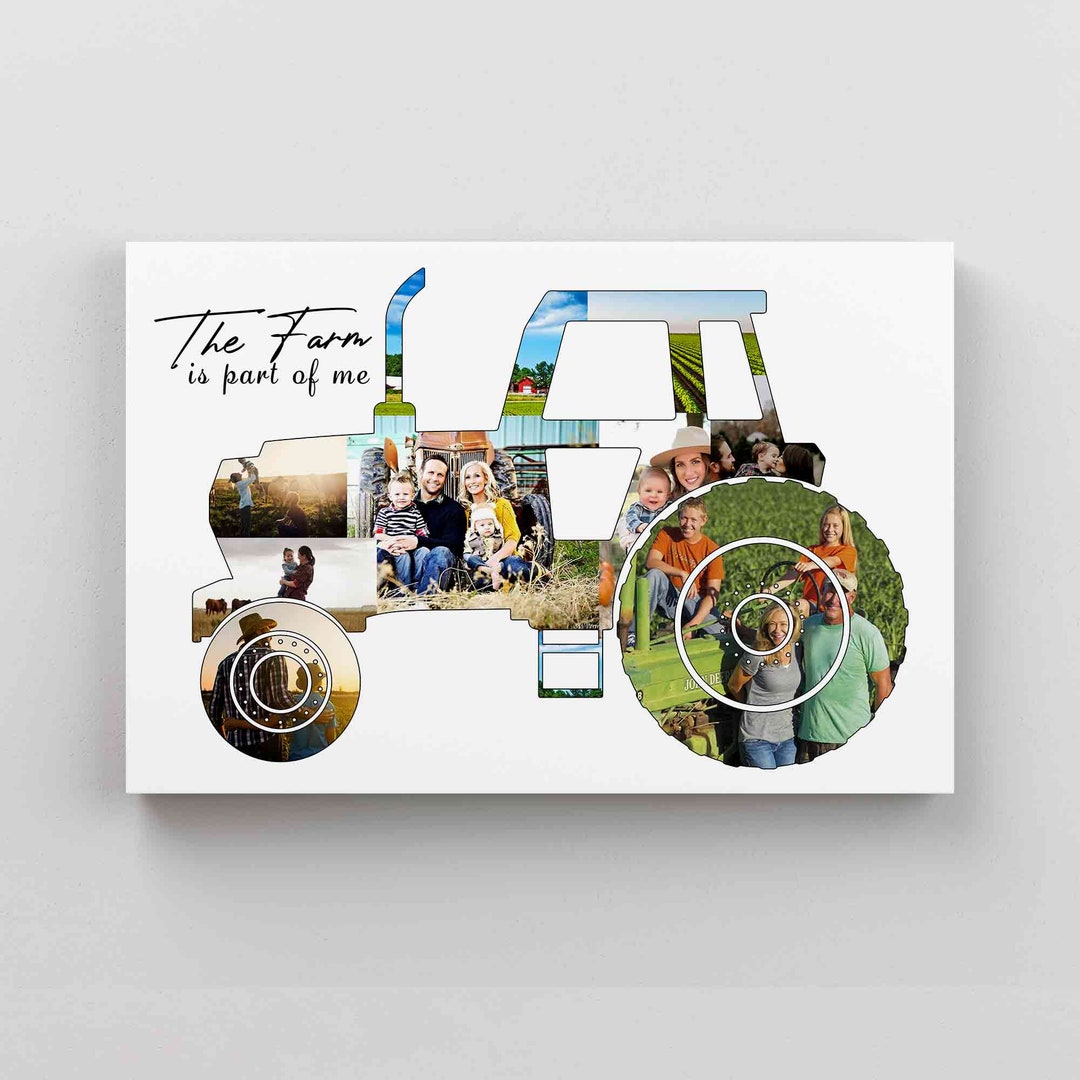 Custom Tractor Prints, Tractor Photo Collage, Tractor Posters, Farm ...