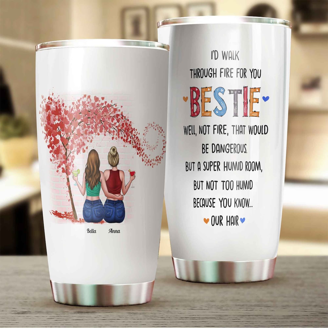 Personalized Bestie Tumbler, Bestie Tumbler, Sister Tumbler, Best ...