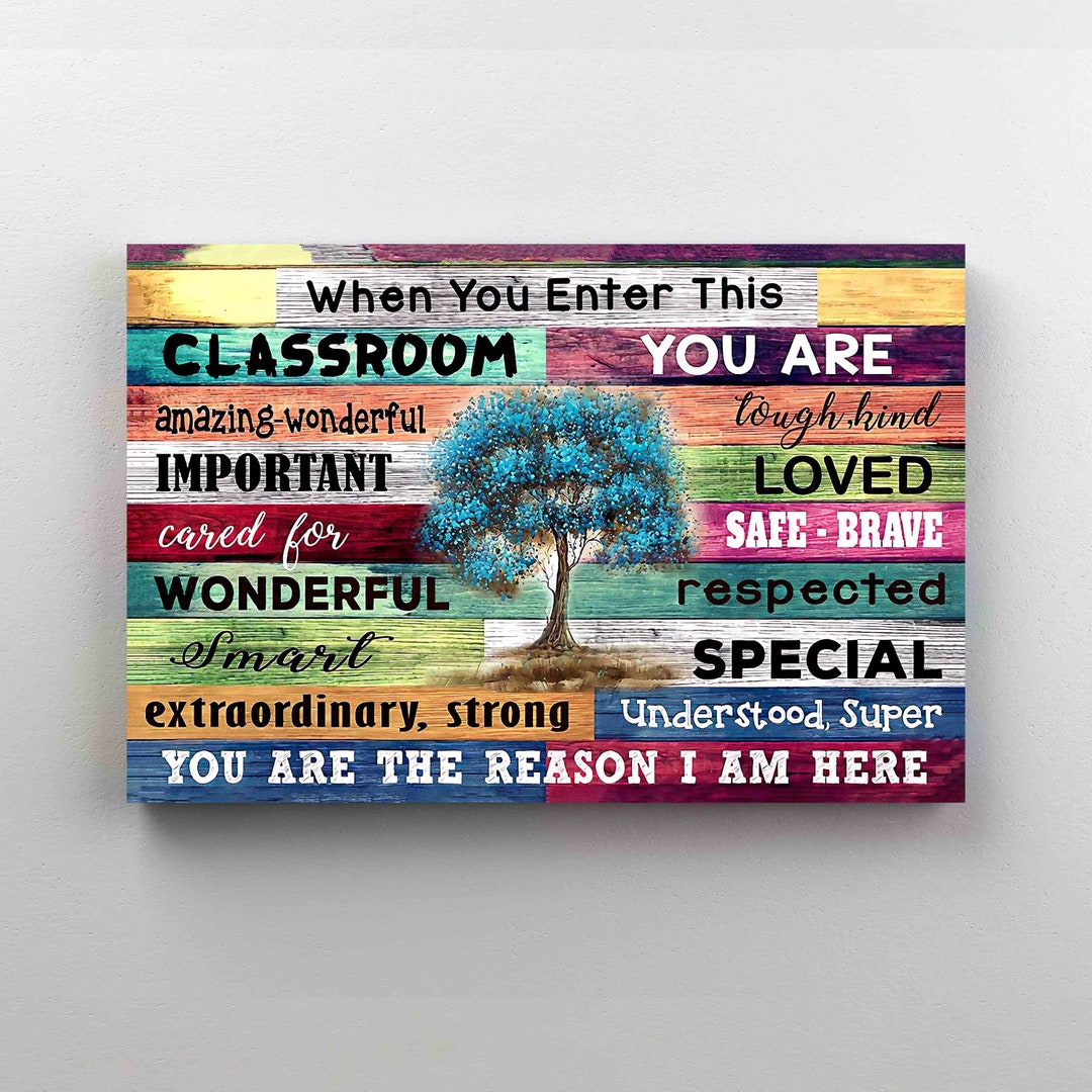 You Are the Reason We Are Here Canvas, Classroom Canvas, Canvas for ...