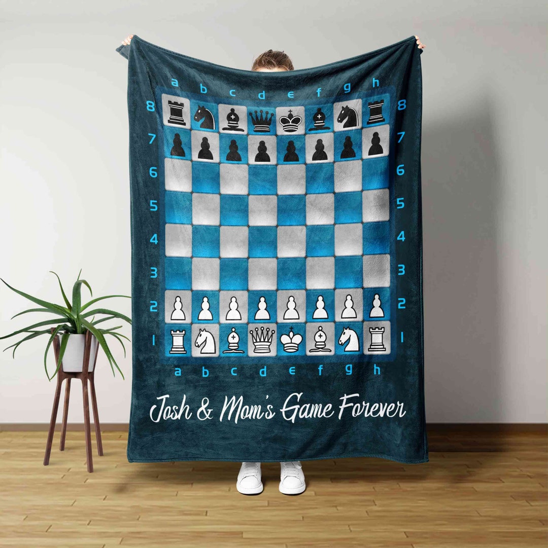 Custom Chess Player Blanket Chess Blanket Chess Player Gift - Etsy
