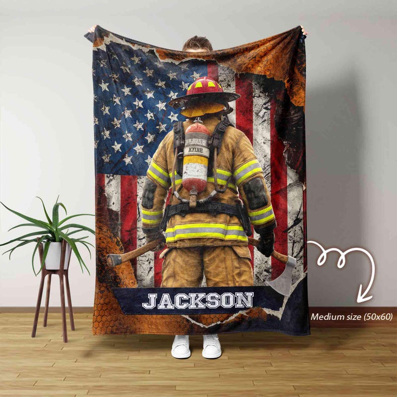 Fireman Blanket - Etsy