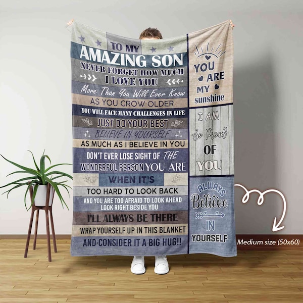 My Son Blankets - Etsy UK