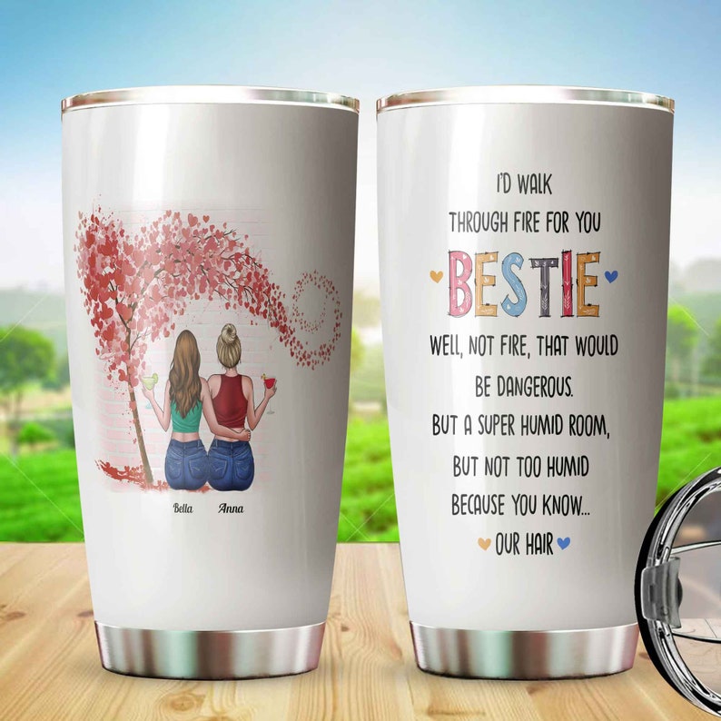 Personalized Bestie Tumbler, Bestie Tumbler, Sister Tumbler, Best ...