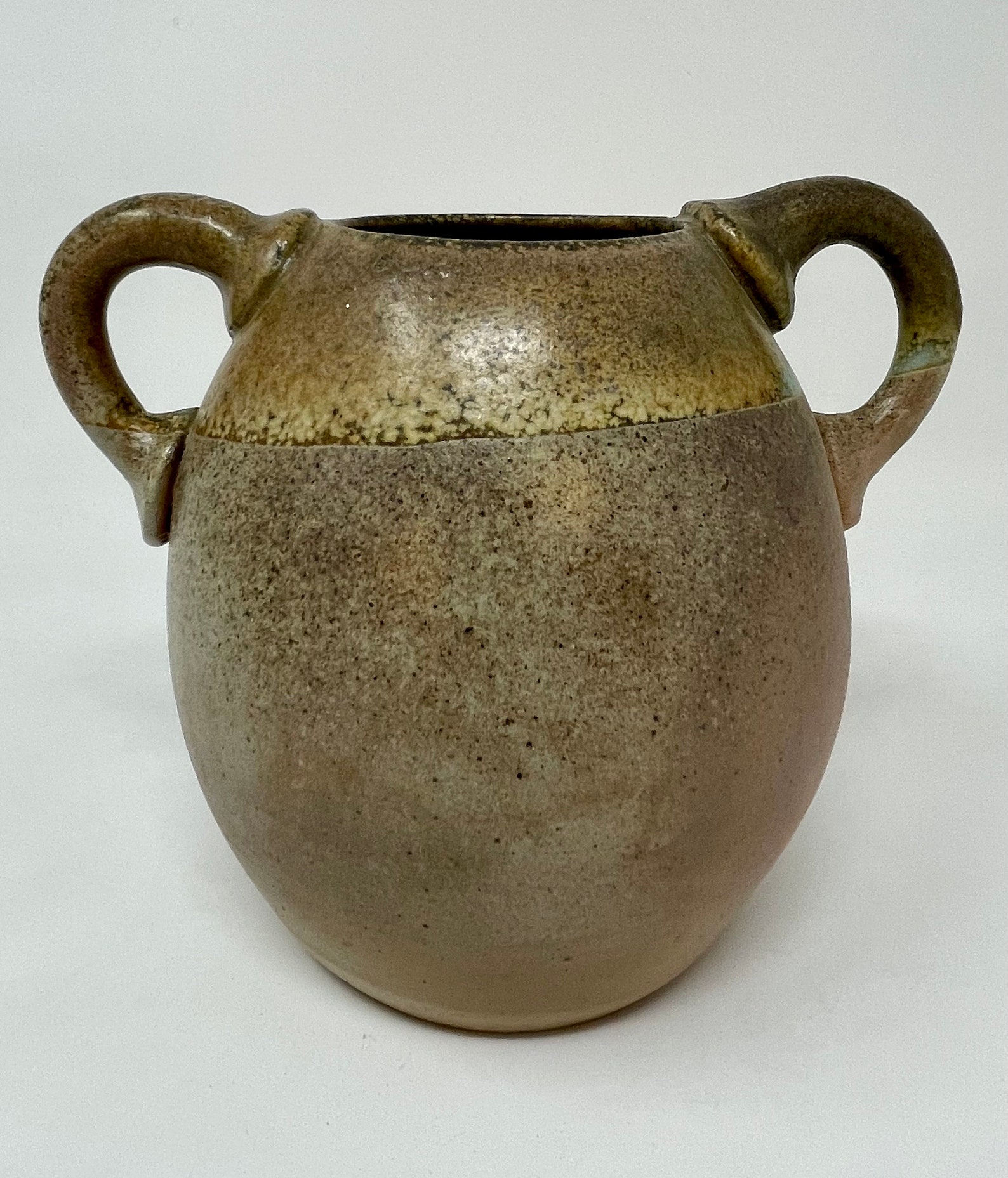 Wood Fire Vase, Handled Vase, Wood Fire Pottery - Etsy