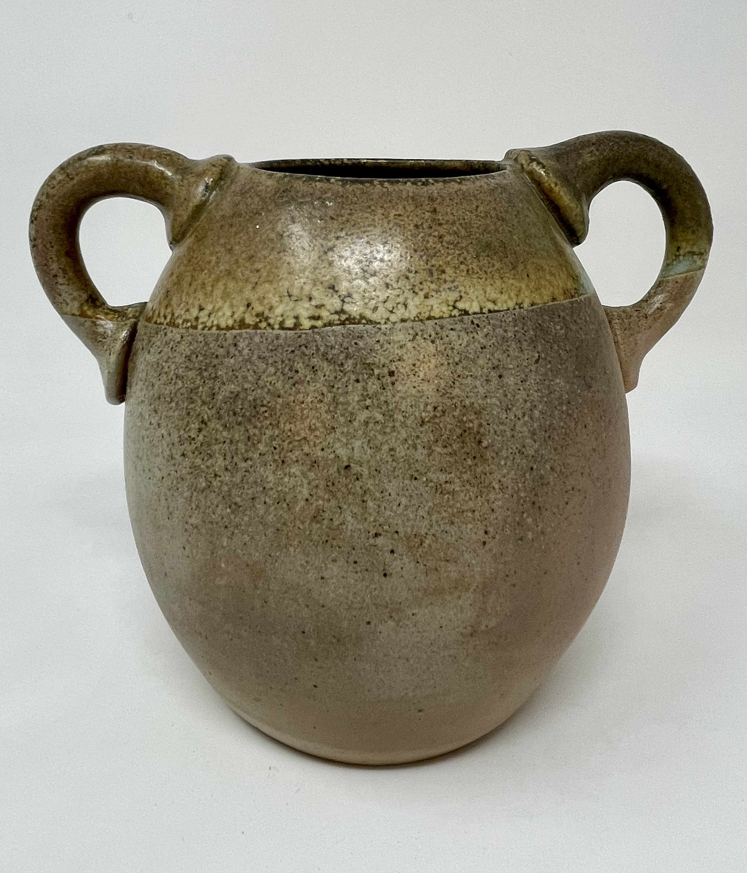 Wood Fire Vase, Handled Vase, Wood Fire Pottery - Etsy