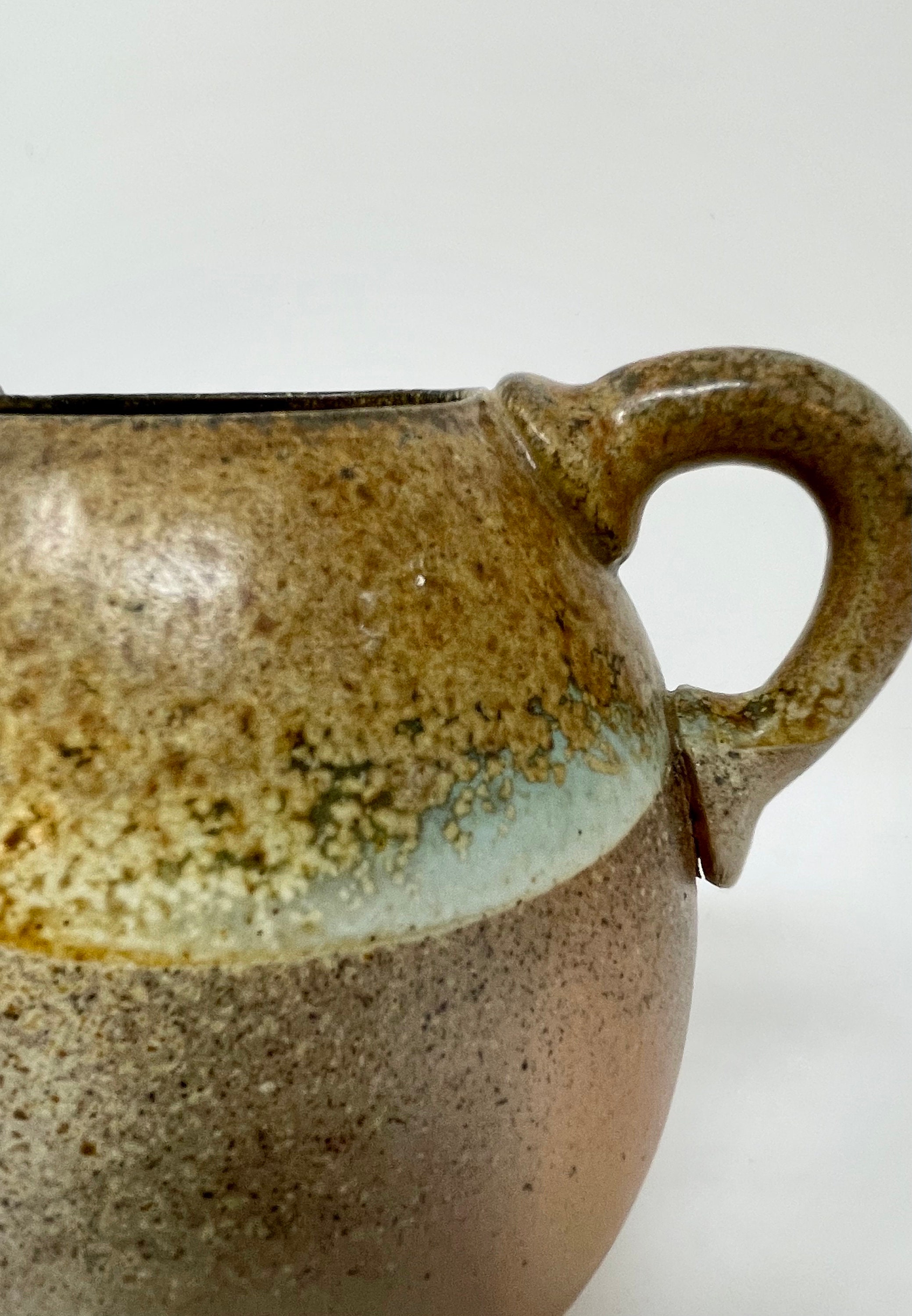 Wood Fire Vase, Handled Vase, Wood Fire Pottery - Etsy