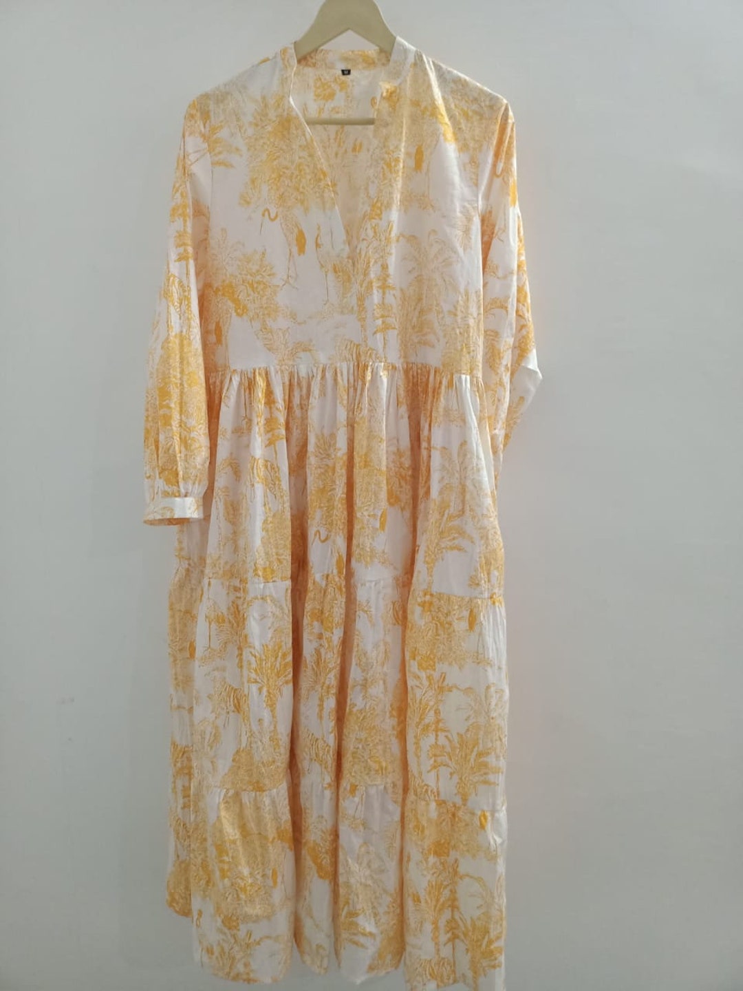 Block Print Dress,indian Cotton Dress,noowork,cotton Dress,handblock ...