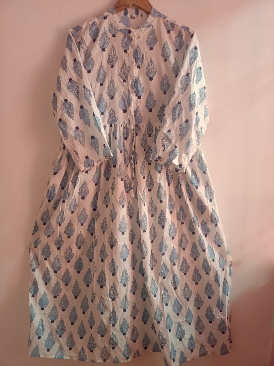 Cotton Dress,women Dress,block Print Dress,cotton Indian Dress,long ...
