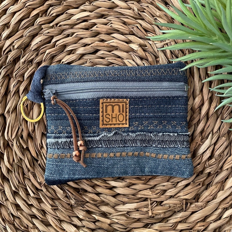 Denim Pouch - Etsy