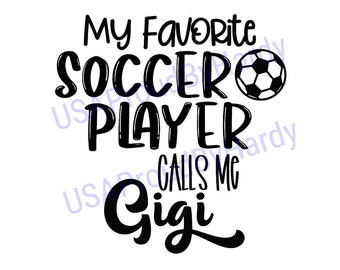 Soccer Gigi Svg - Etsy