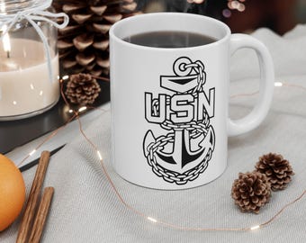 Navy Mug - Sailor Mug for Military Service Members and Military ...