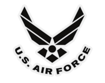 USA United States Air Force Sticker Seal US Military for Laptop Book ...