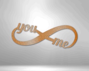 You and Me Infinity Sign - Etsy