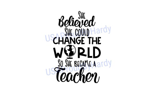 She Believed She Could Change the World So She Became A | Etsy