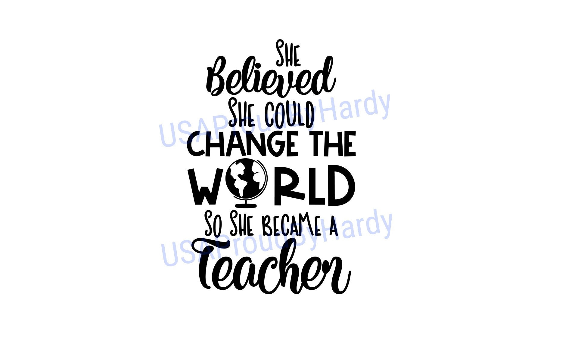 She Believed She Could Change the World so She Became A - Etsy