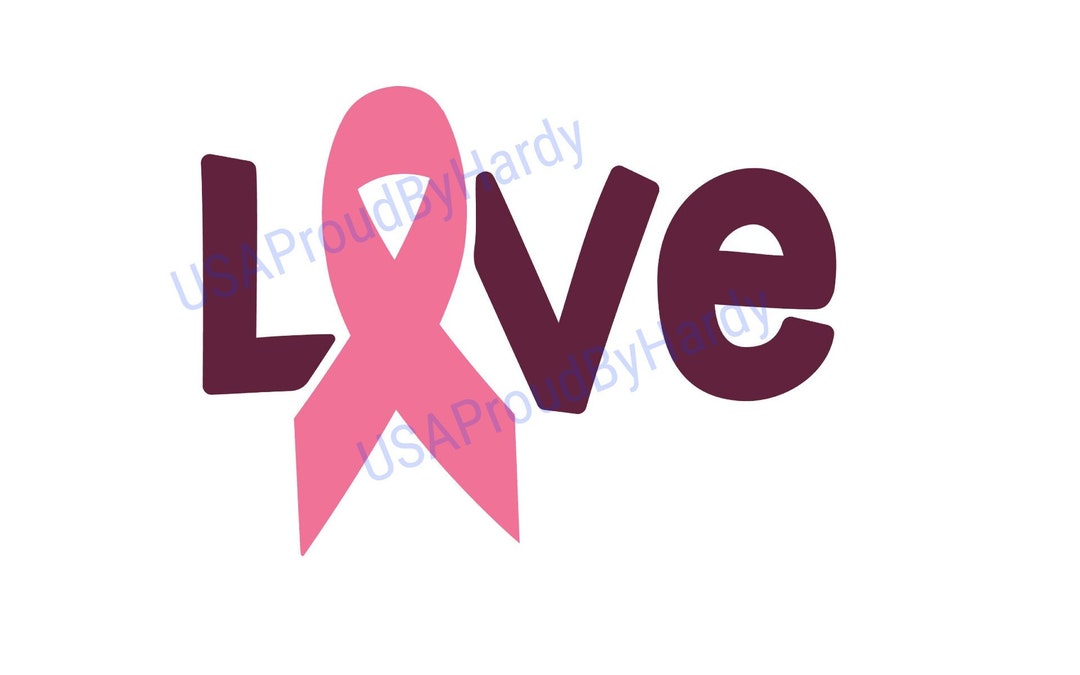 Love -cancer Awareness - SVG Digital File - Digital File - Digital ...