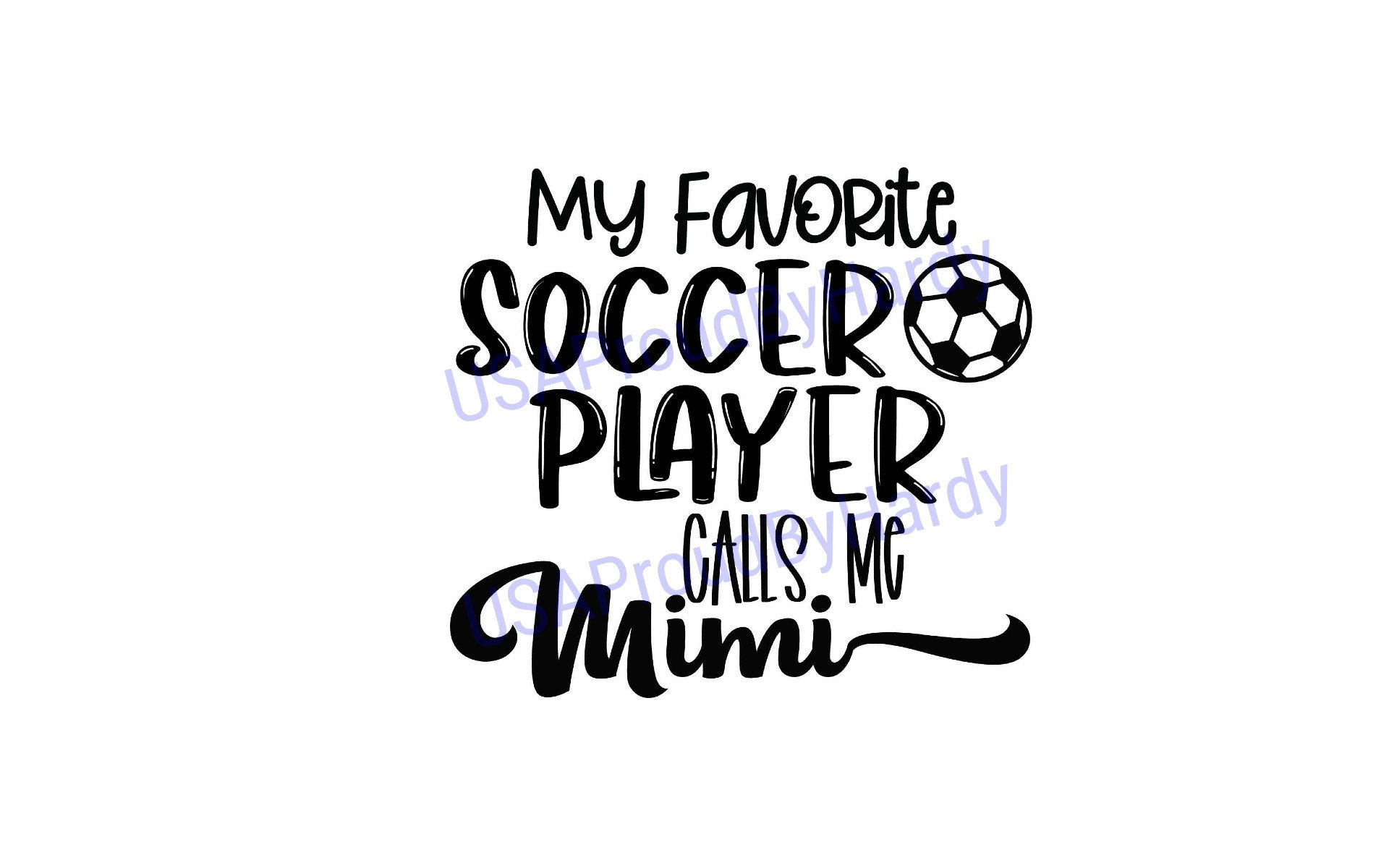 My Favorite Soccer Player Calles Me Mimi Soccer SVG - Etsy