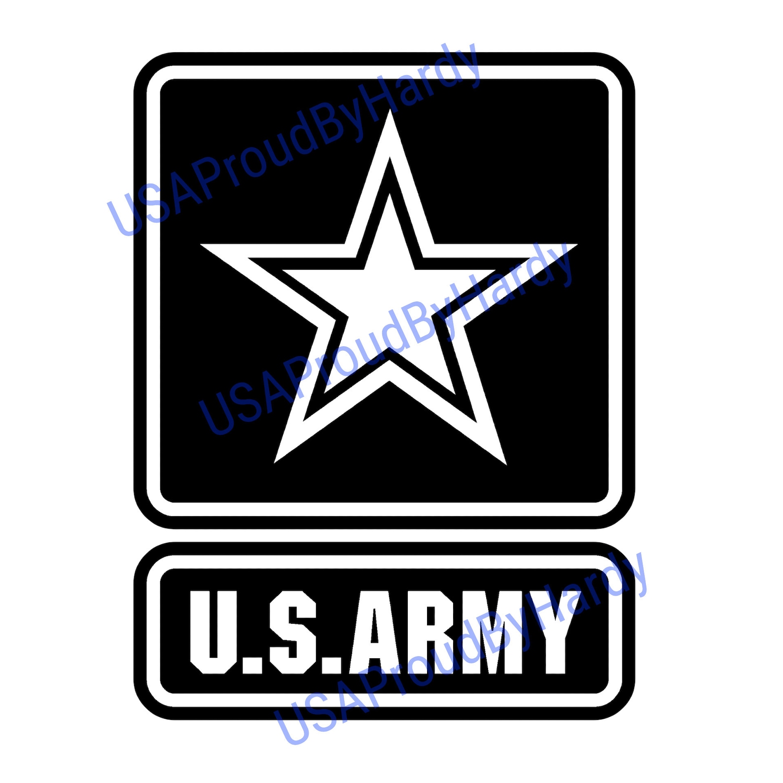 United States Army Logo - SVG Digital File - Digital File - Digital ...
