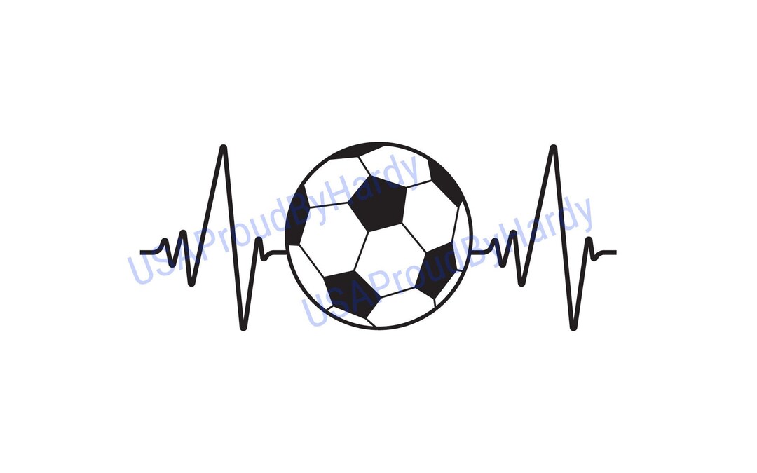 Soccer Heartbeat - Soccer is Life- SVG Digital File - Digital File ...