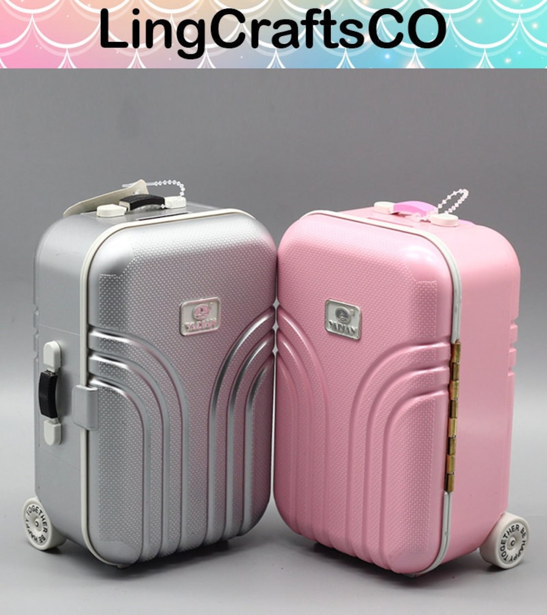 Miniature Suitcase, 1PC Suitcase Luggage Box for Dollhouse, Dollhouse ...