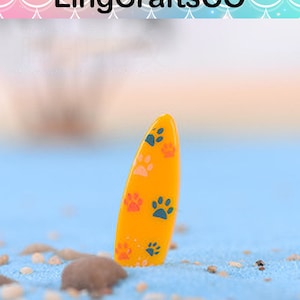 3PCS Miniature Surfboards, Mini Surfboard Ornaments, Dollhouse Beach ...