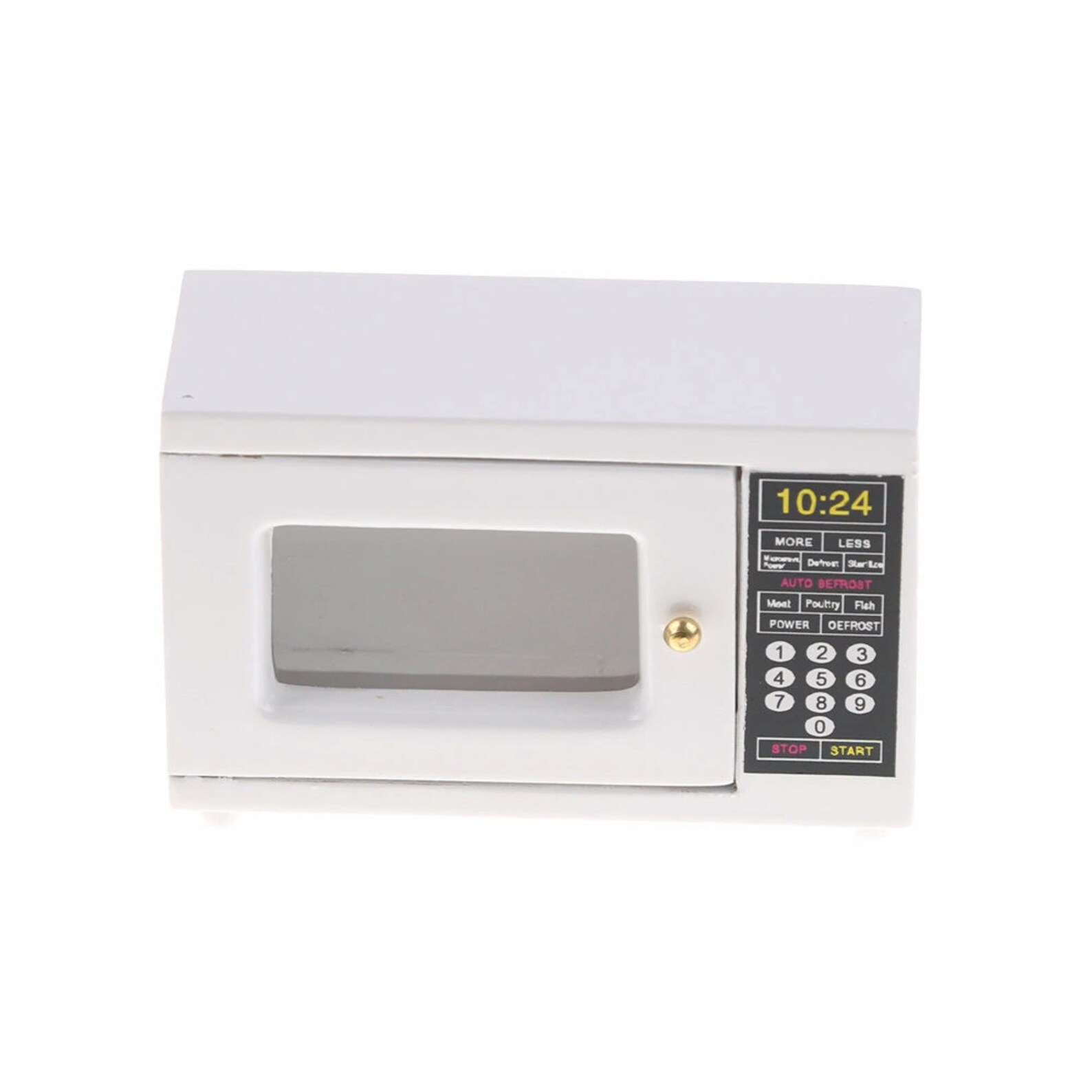 1:12 Dollhouse Mini Microwave Oven Model Simulation Kitchen Furniture ...