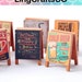 Miniature Billboard, DIY Play House Wooden Signboard, Dollhouse ...