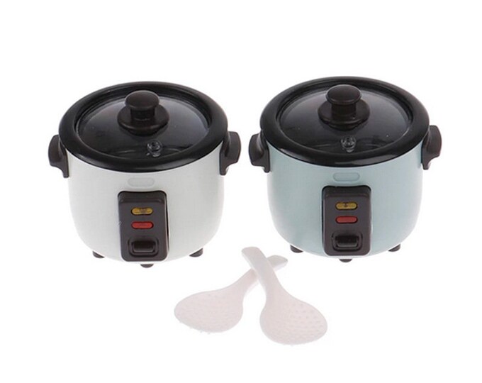 1pc 1:12 Scale Miniature Dollhouse Rice Cooker Model Pretend Play ...