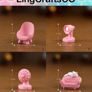 Miniature Cat Figurines, Resin Lovely Cat Ornaments, DIY Landscaping ...