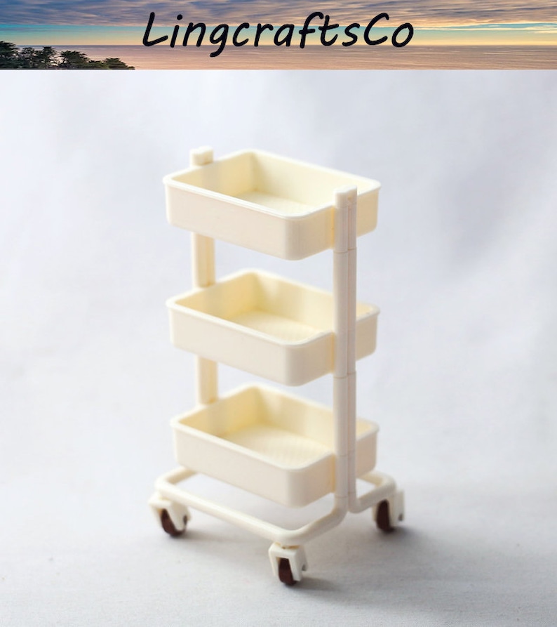 Miniature Trolley Dollhouse Trolley Dining Cart With Wheel - Etsy