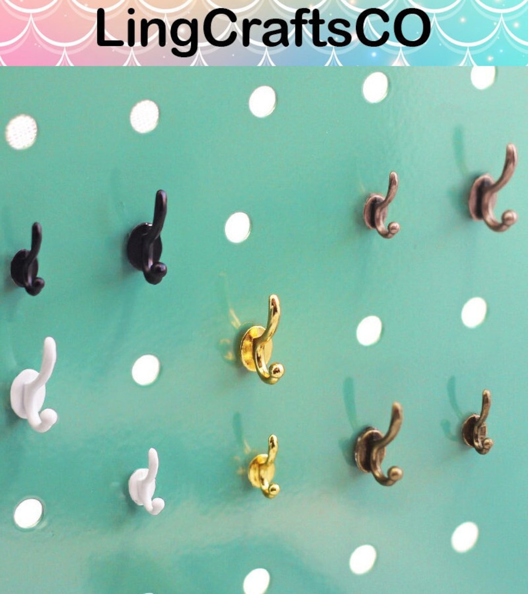 4pcs Dollhouse Hooks, 1:12 Miniature Wall Hooks, Mini Metal Wall ...