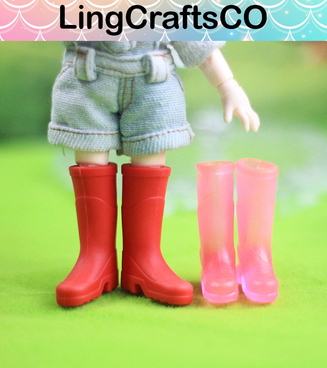 Dollhouse Shoes,dollhouse Rain Boots,mini Rubber Boots,miniature ...
