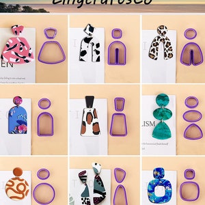 Polymer Clay Cutter Basic Polymer Clay Earrings Cutters Clay - Etsy