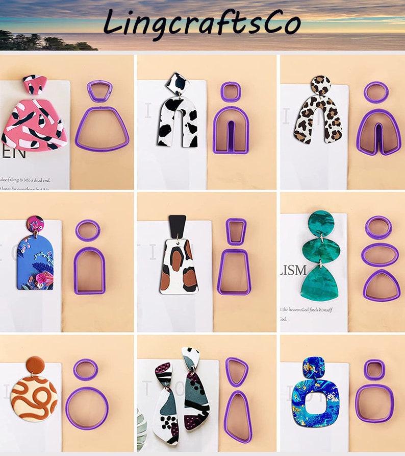 Polymer Clay Cutter Basic Polymer Clay Earrings Cutters Clay - Etsy
