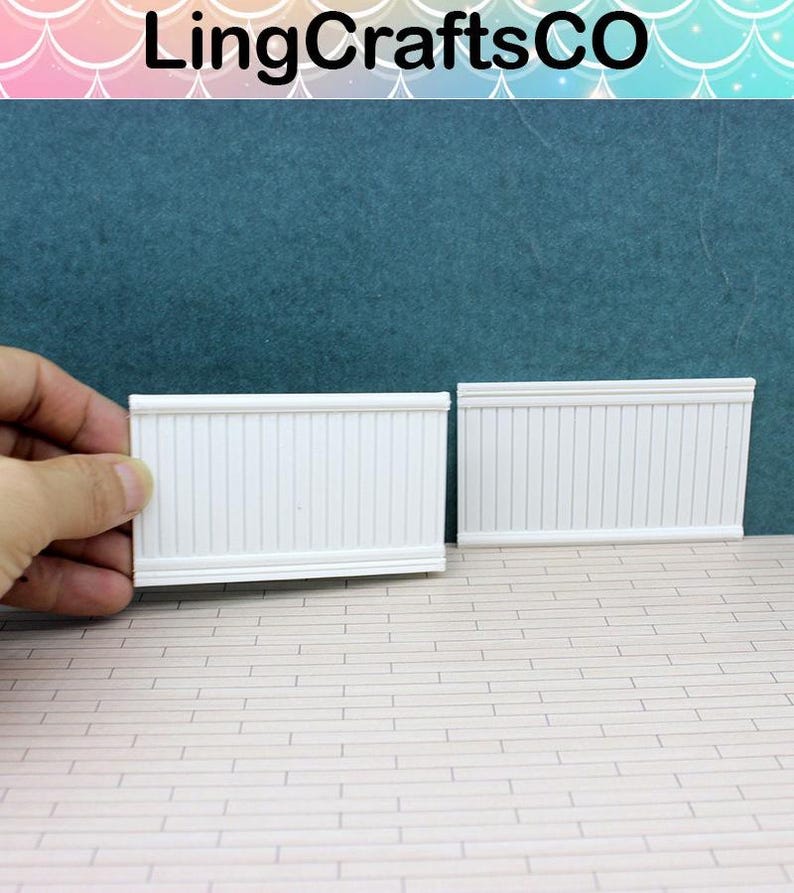 Dollhouse Wainscot Board,dollhouse White Sheathing,miniature Furniture ...