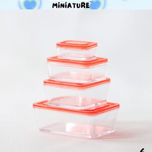 Miniature Lunch Box,miniature Storage Food Containers, Lunch Box for ...