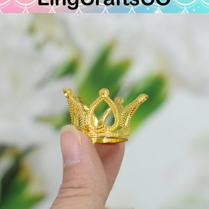 Miniature Crown, Mini Metal Crown, Miniature Metal Crown Toys ...